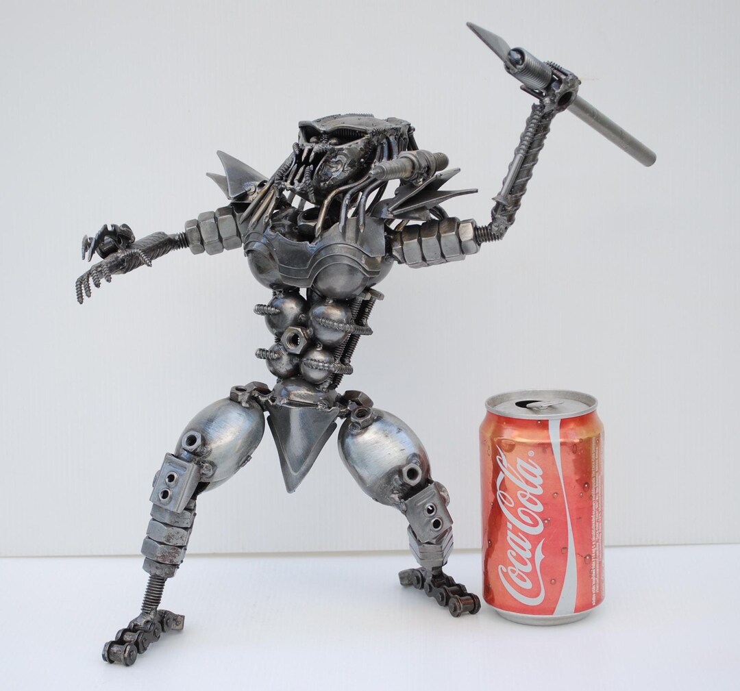 Predator Inspired Scrap Metal Sculpture, One of A Kind Gift for ...