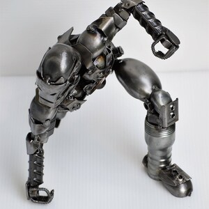 Iron Man Scrap Metal Sculpture Model, Cool Gift for Iron Anniversary ...