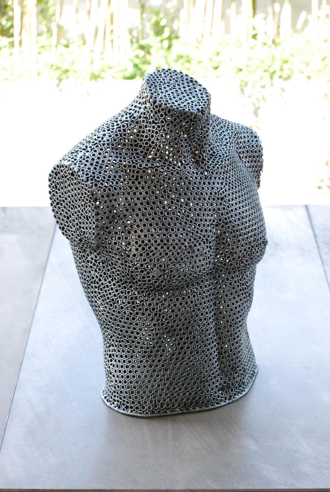 Man Torso Small-56 cm highAbstract metal Sculpture Male Body | Etsy