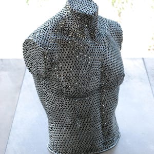 Man Torso small-56 Cm Highabstract Metal Sculpture Male Body Metal ...