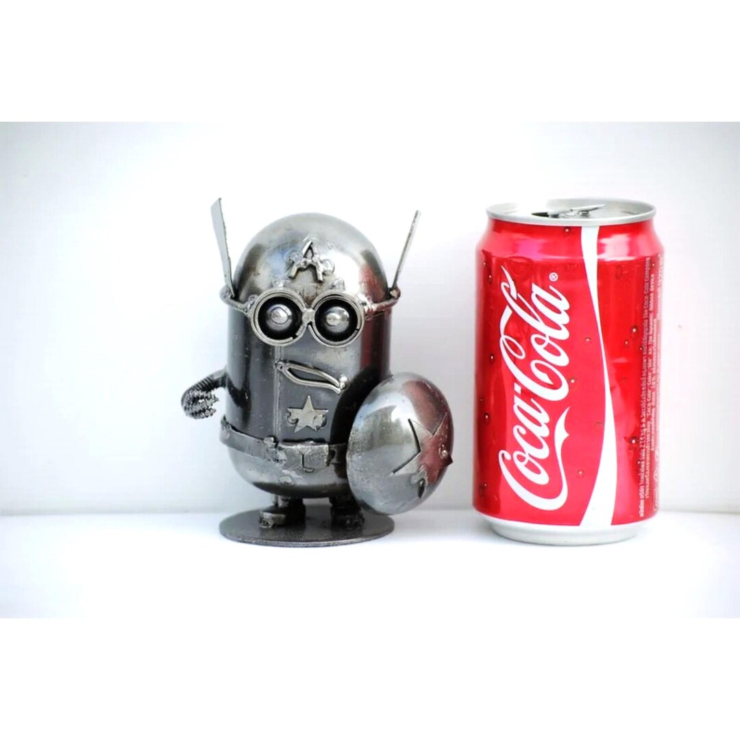 Mini Robot (H) Scrap Metal Sculpture, Gift for Anniversary, GIFT for ...