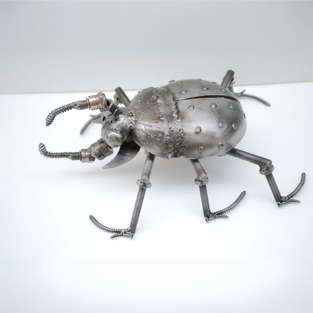 Beetle big Scrap Metal Sculpture, Gift for Anniversary, Gift for Him ...