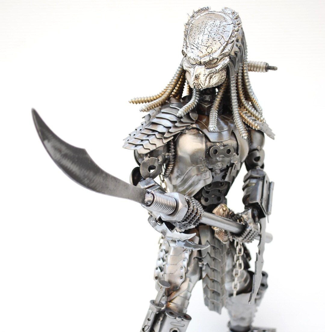 Scrap Metal Predator Sculpture, Handmade Recycled Steel Art, 11th ...