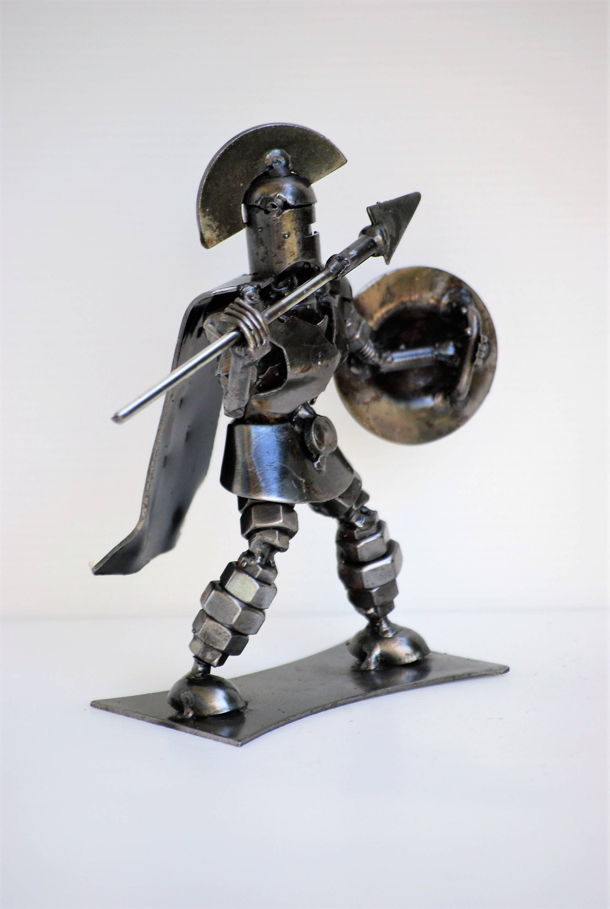 Scrap Metal Art Spartan D Warrior Gladiator Cool Gift For | Etsy