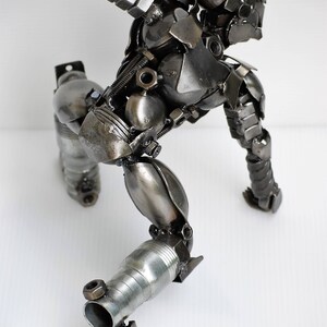 Iron Man Scrap Metal Sculpture Model, Cool Gift for Iron Anniversary ...
