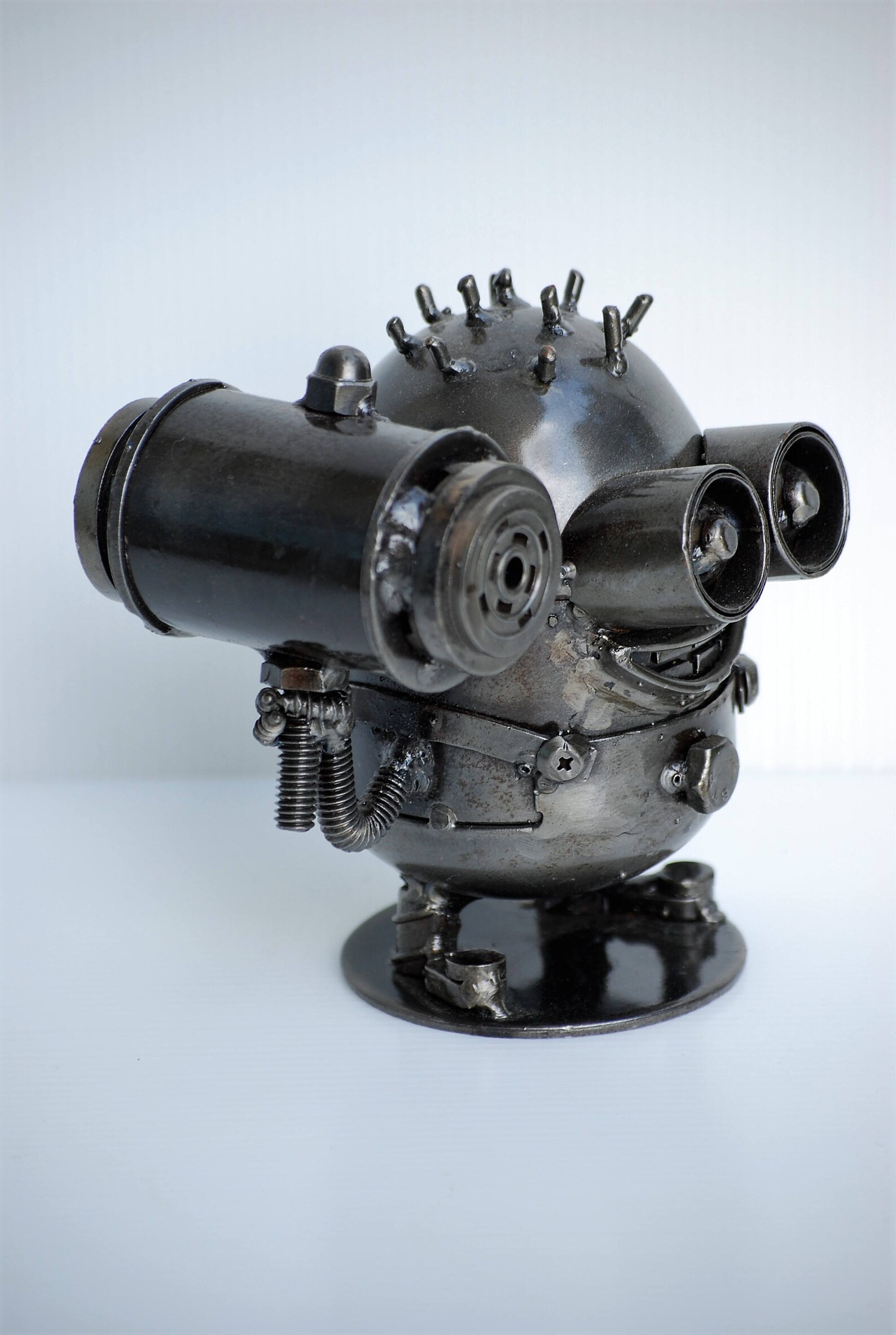 METAL SCULPTURE Mini robot big WEDDING Gift Ideas Unique | Etsy