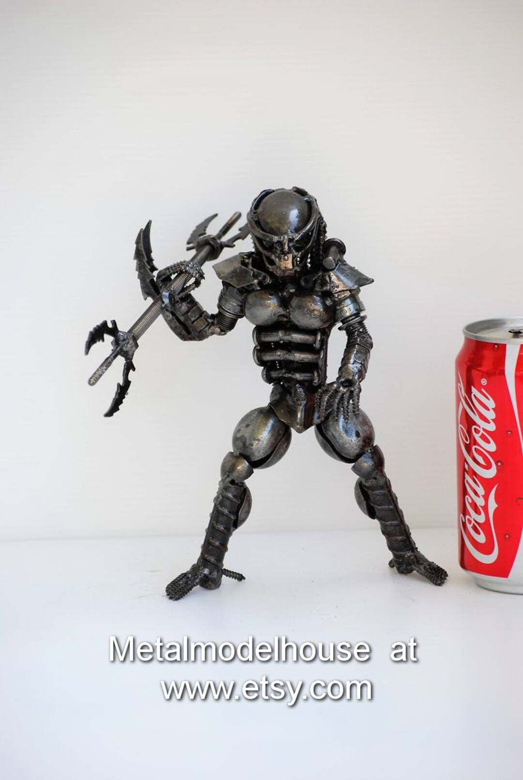 Predator Inspired Scrap Metal Sculpture, Gift for Anniversary, Gift for ...