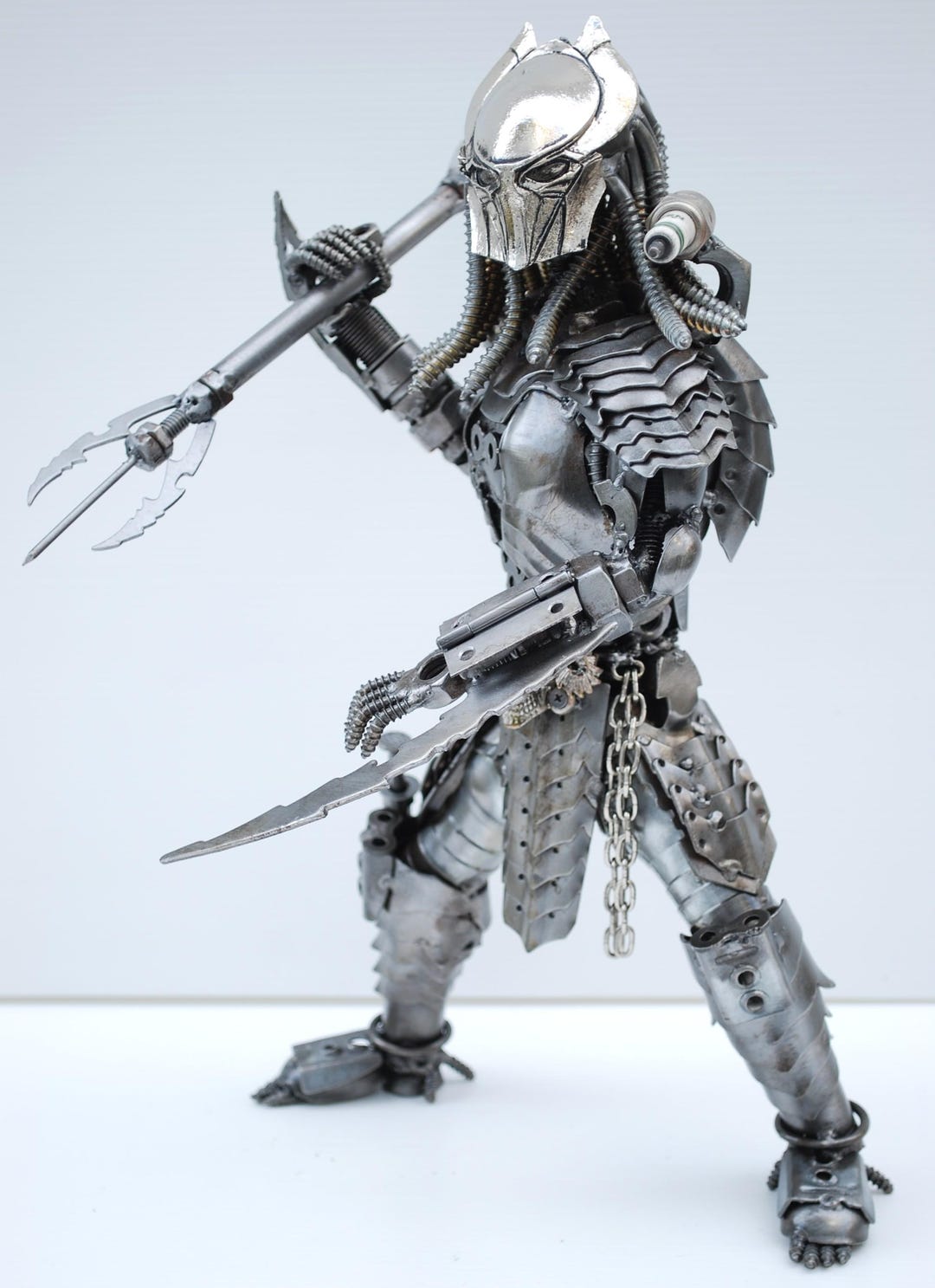 Scrap Metal Predator Sculpture, Handmade Recycled Home Decor Item ...