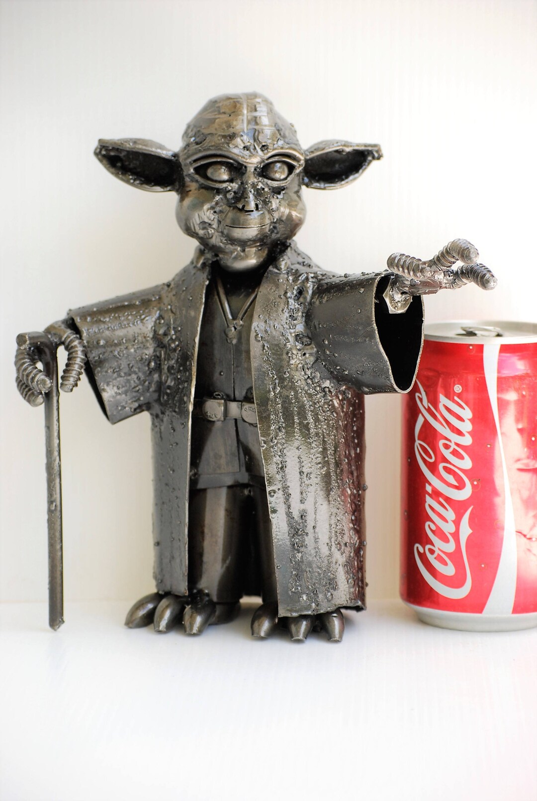 Yoda Star Wars Inspired Scrap Metal Art, Handmade Art Gift for ...