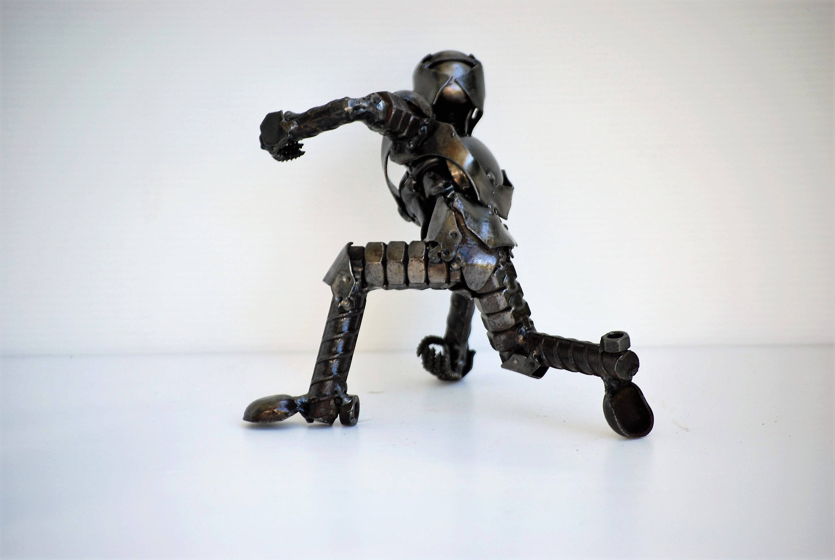 Scrap Metal Sculpture Metal Man small/B Model Recycled | Etsy