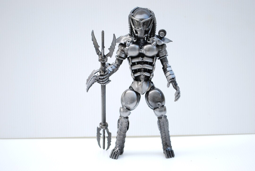 Predator Scrap Metal Sculpture, Recycled Scrap Metal Model, Cool Gift ...