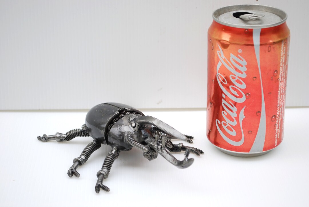 Beetle Small Scrap Metal Sculpture, Gift for Anniversary, Gift for Him ...