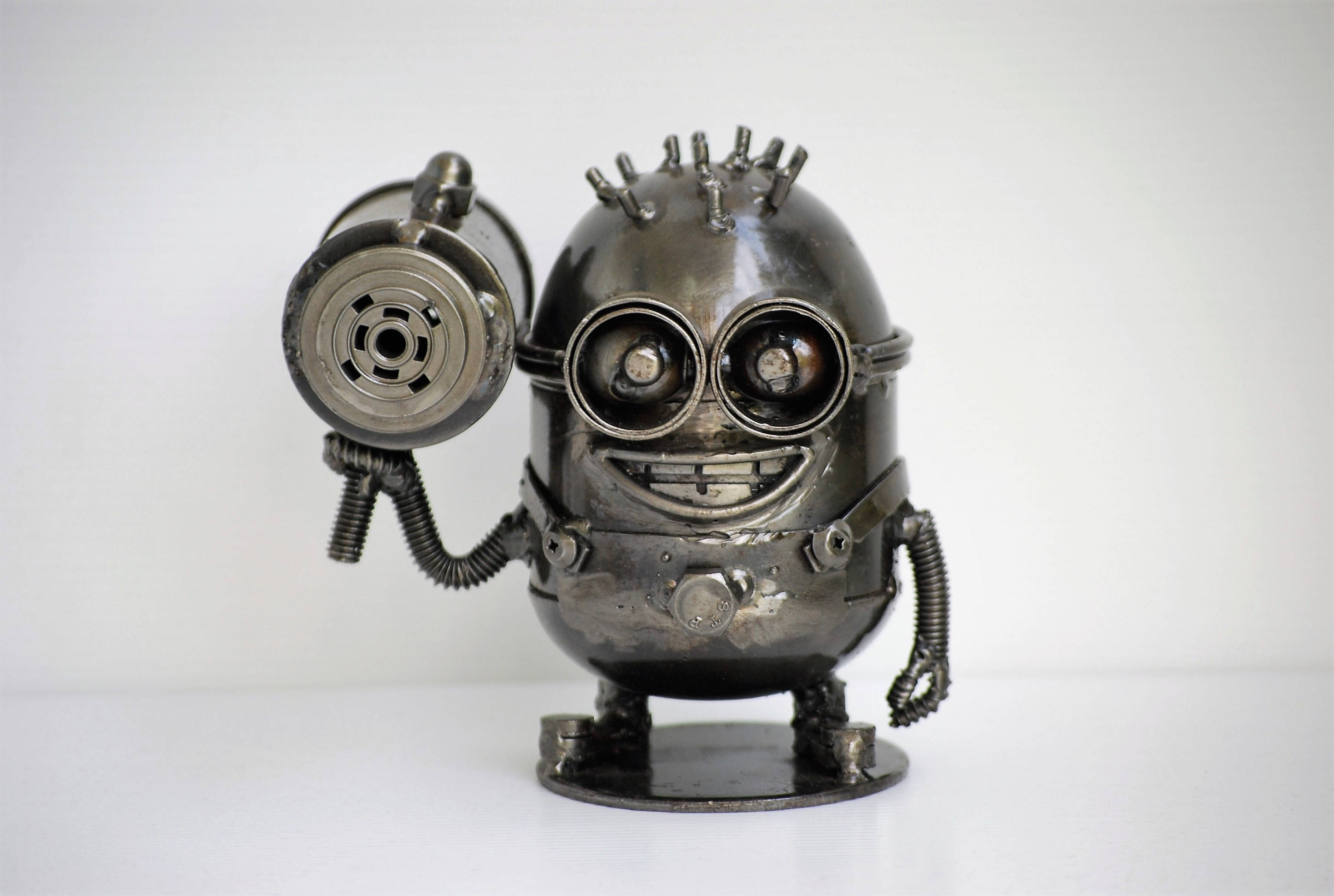 METAL SCULPTURE Mini robot big WEDDING Gift Ideas Unique | Etsy