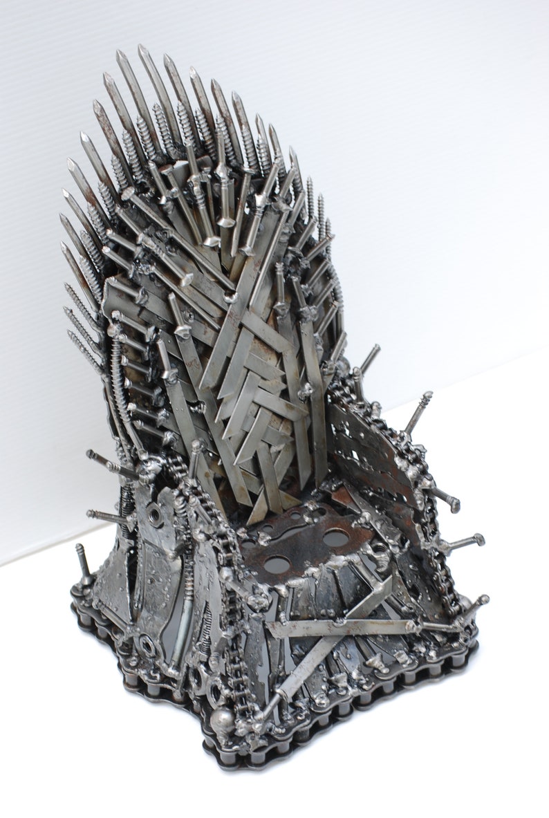 Iron Thrones Metal Sculpture Hand Made Home Decoration - Etsy