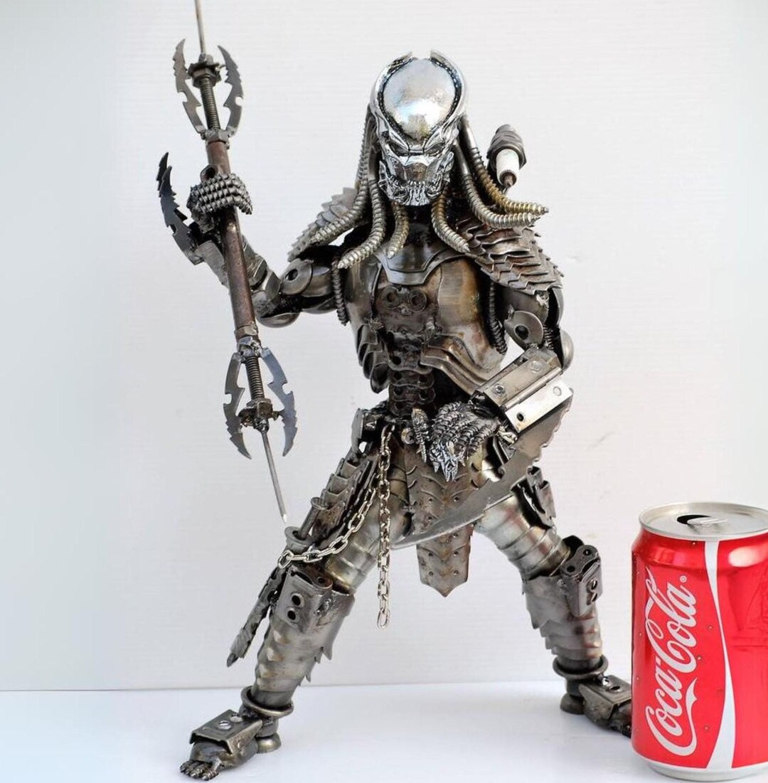 Predator (A2/D) Inspired Scrap Metal Sculpture, Wow Birthday Gift, Cool ...