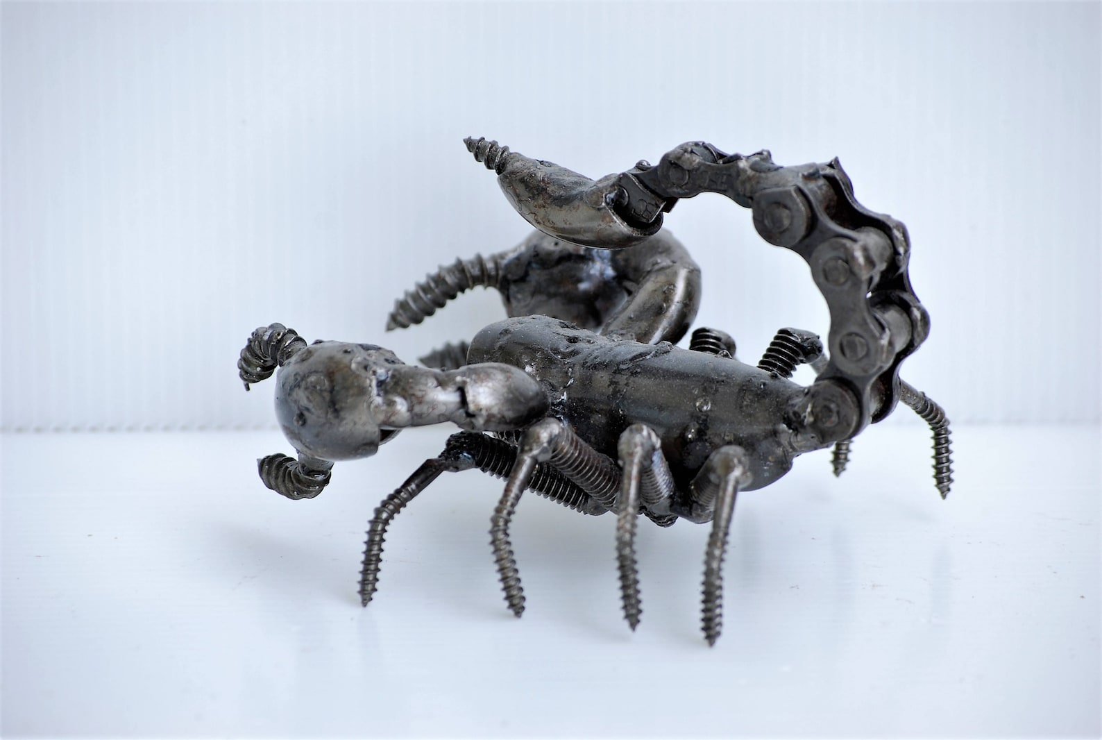 Scorpion Scrap Metal Sculpture Model Recycled Handmade Art - Etsy UK