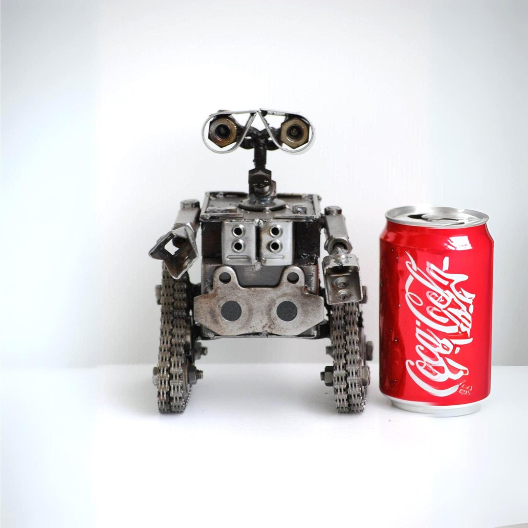 WALL-E Scrap Metal Sculpture, Handmade Recycled Steel Art, Unique ...