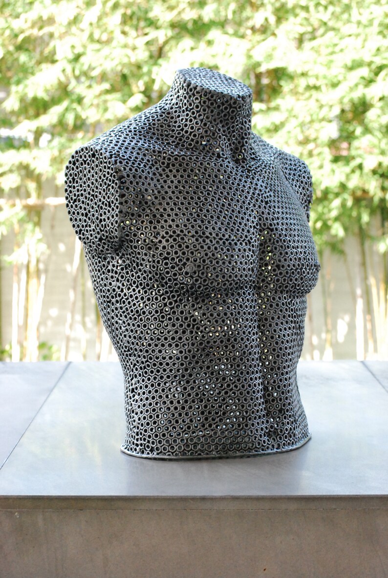 Man Torso small-56 Cm Highabstract Metal Sculpture Male Body - Etsy