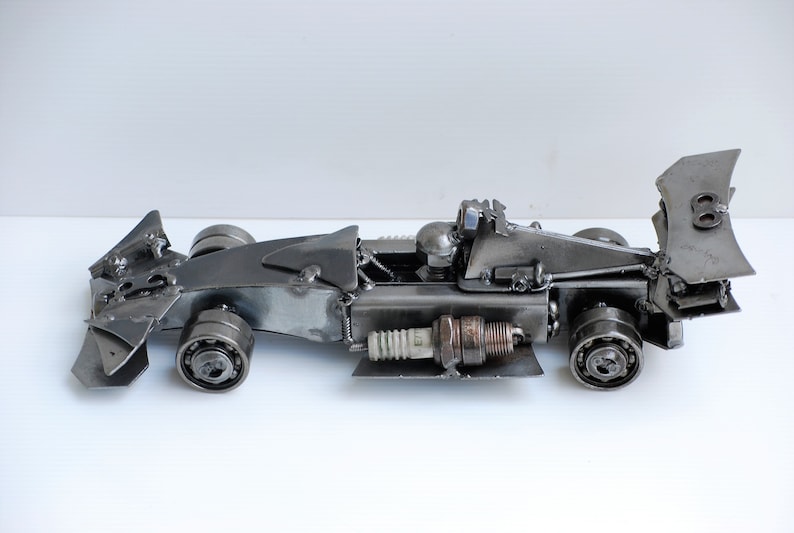 METAL SCULPTURE Formula One F1 Model Recycled Handmade Art | Etsy