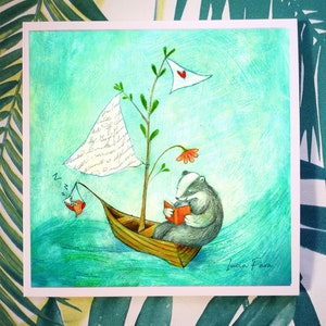 Story Time, Greeting Card - Etsy