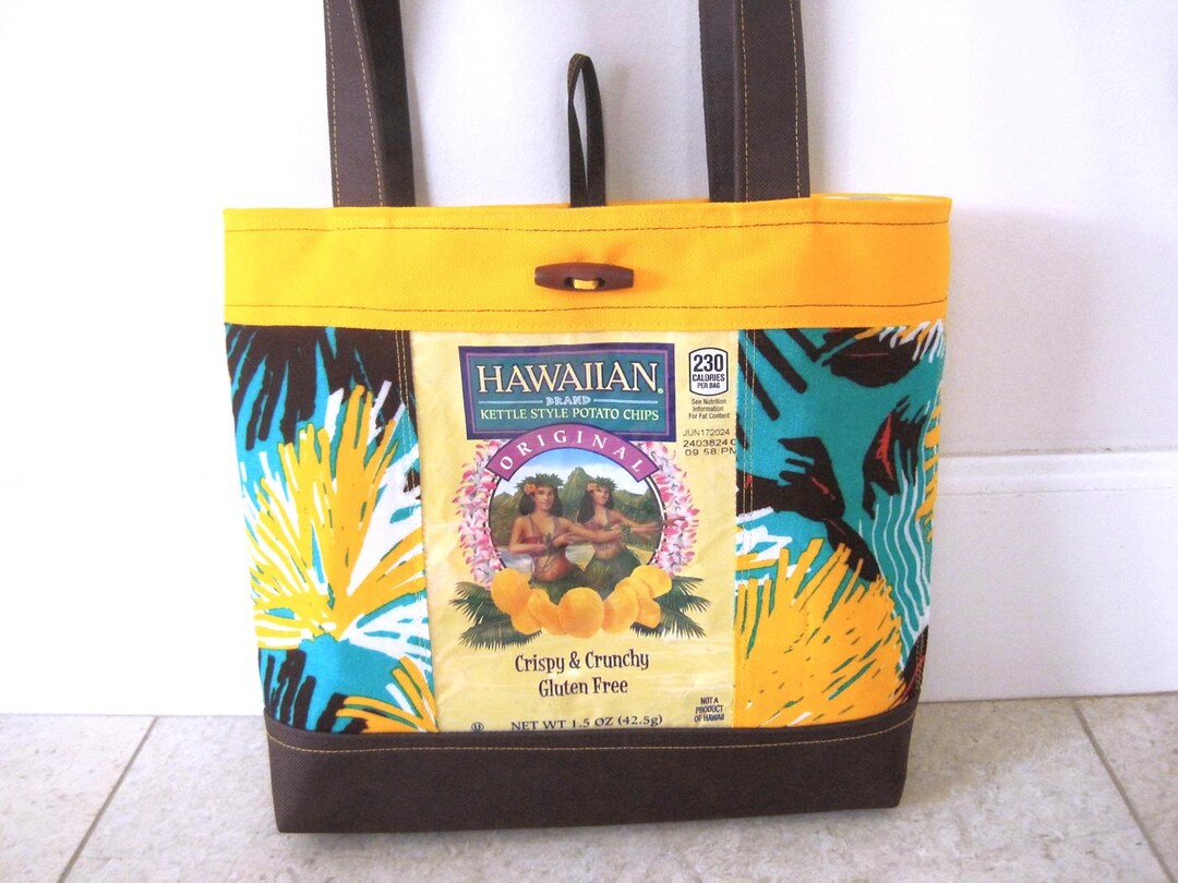 Small Tote Bag ORIGINAL Repurposed From 1.5 Oz Hawaiian Kettle Chip ...