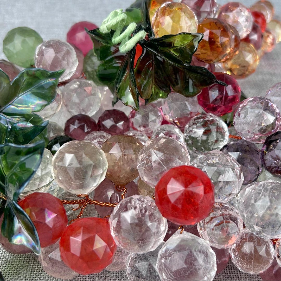Acrylic Lucite Decorative Cluster of Grapes - Etsy
