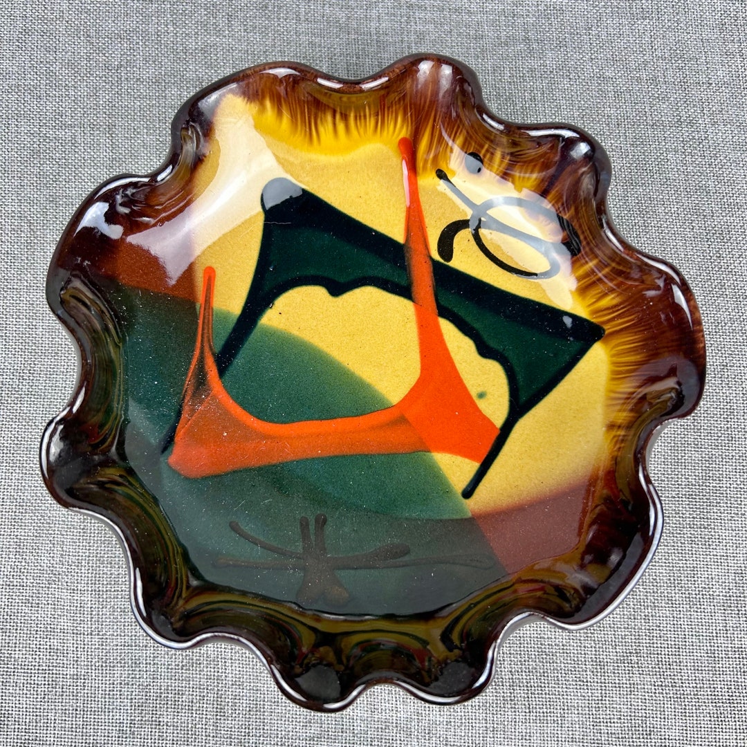 Mid Century Modernist Pottery Bowl by Tomás Thomas Buxo - Etsy