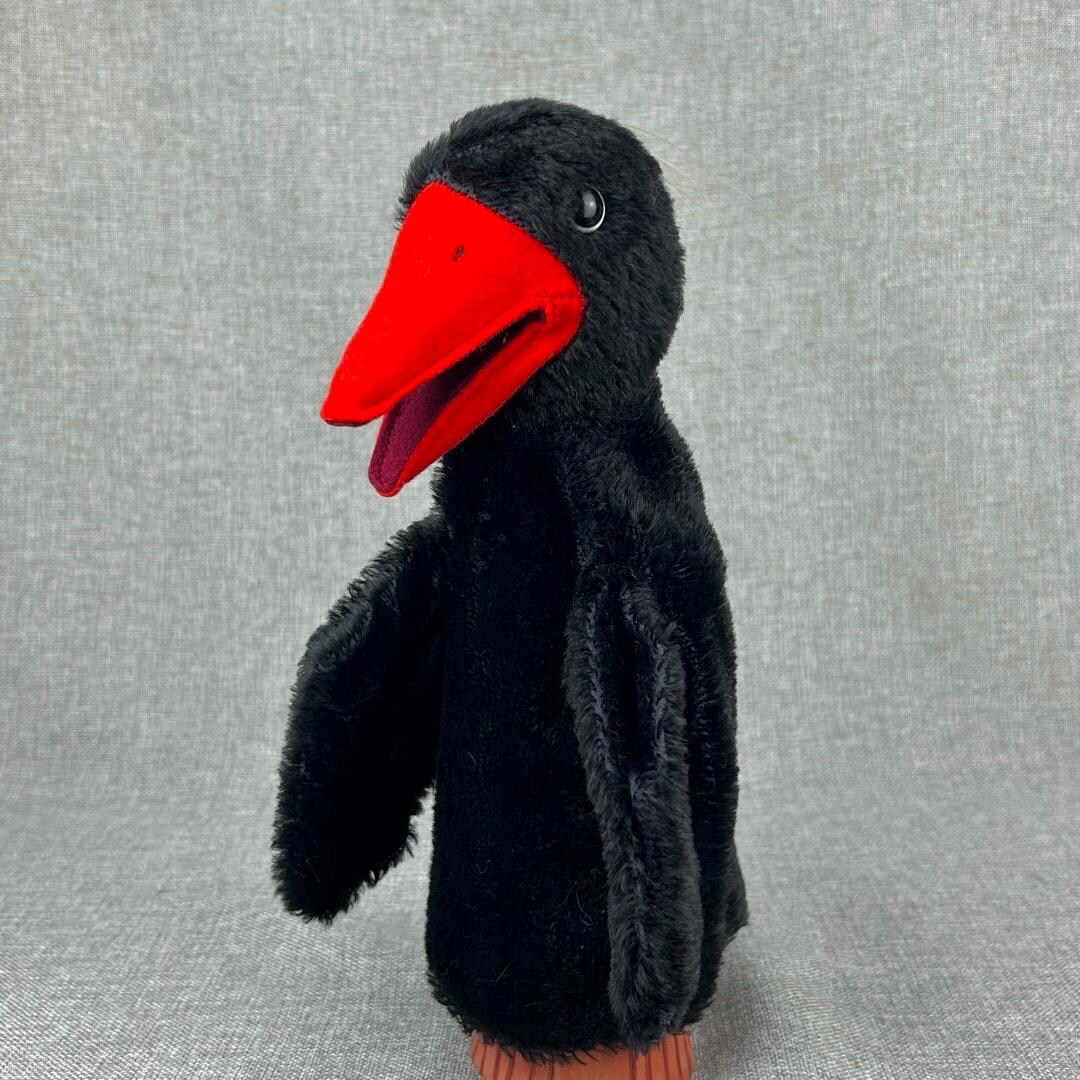 Steiff Vintage 60’s Hucky the Raven Hand Puppet - Etsy