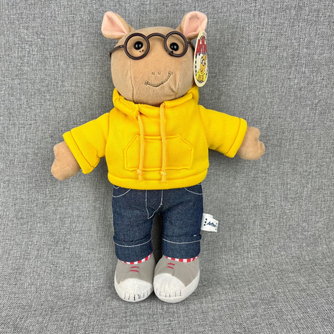 Plushie - Y2K 2000’s Era PBS Arthur Read Aardvark Plush - Etsy