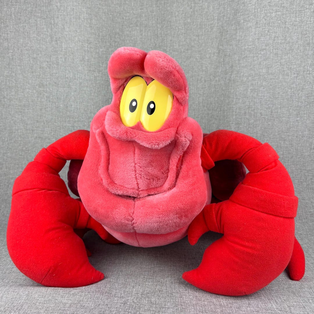 Plushie - Large Disney Little Mermaid Sebastian Crab Plush - Etsy