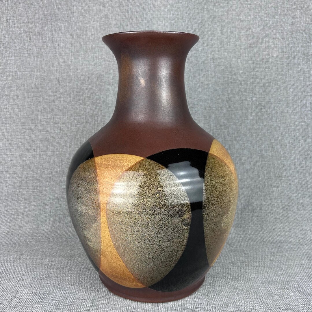 Large Robert Maxwell Pottery Craft Stoneware Vase - Etsy