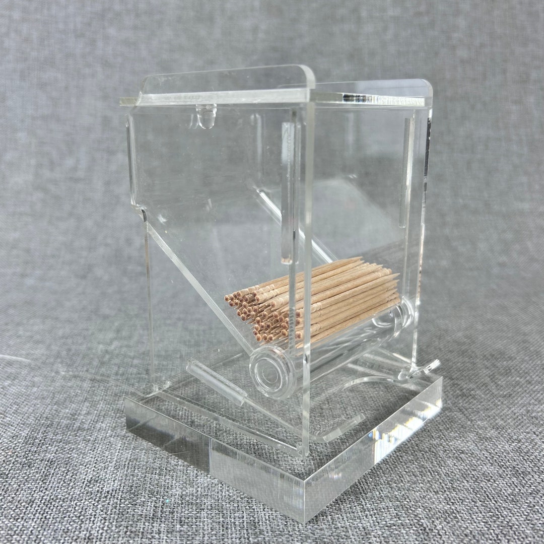 Clear Lucite Acrylic Restaurant Toothpick Dispenser - Etsy