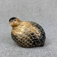 Vintage Hand Painted Family of Quail Figurines by Arnel’s Ceramic 1970s ...