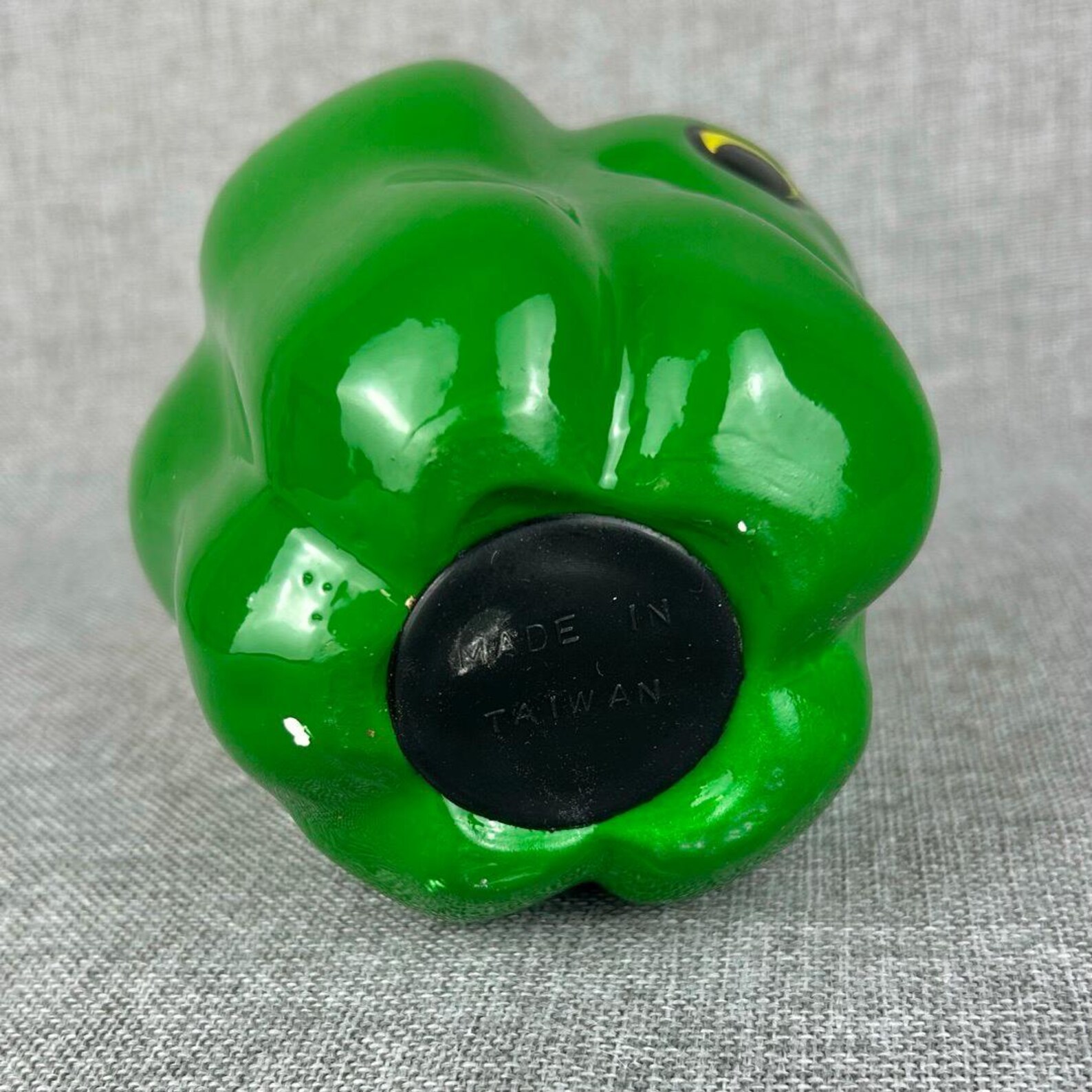 Vintage 70’s Anthropomorphic Green Bell Pepper Coin Bank - Etsy