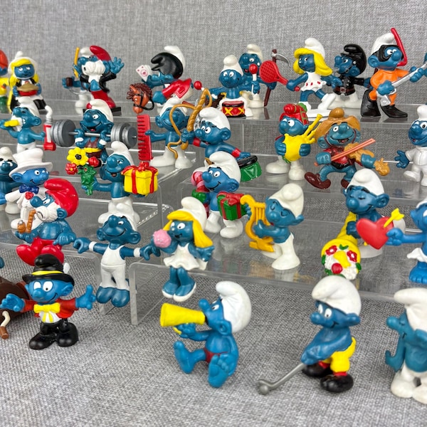 Smurfs Figures Schleich - Etsy