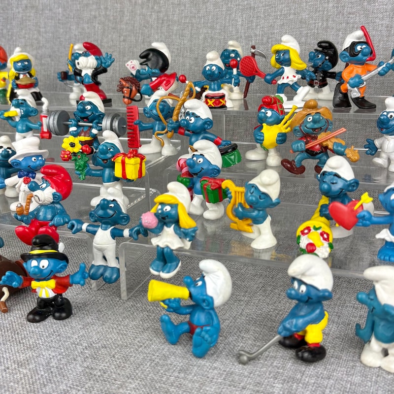 Schleich Smurf Figurines - Etsy
