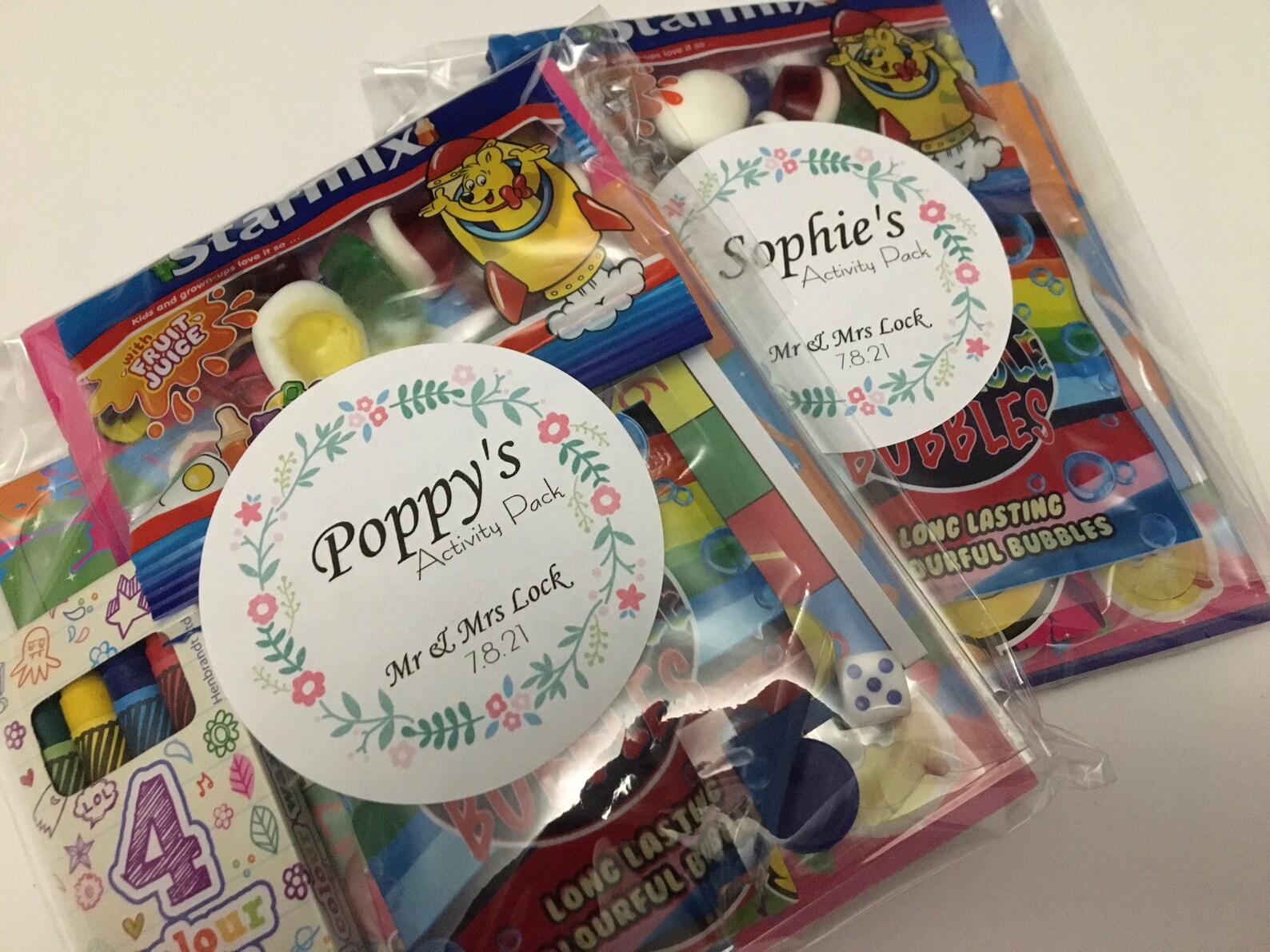 Childrens Wedding Activity Pack Pre-filled Party Bag Wedding - Etsy
