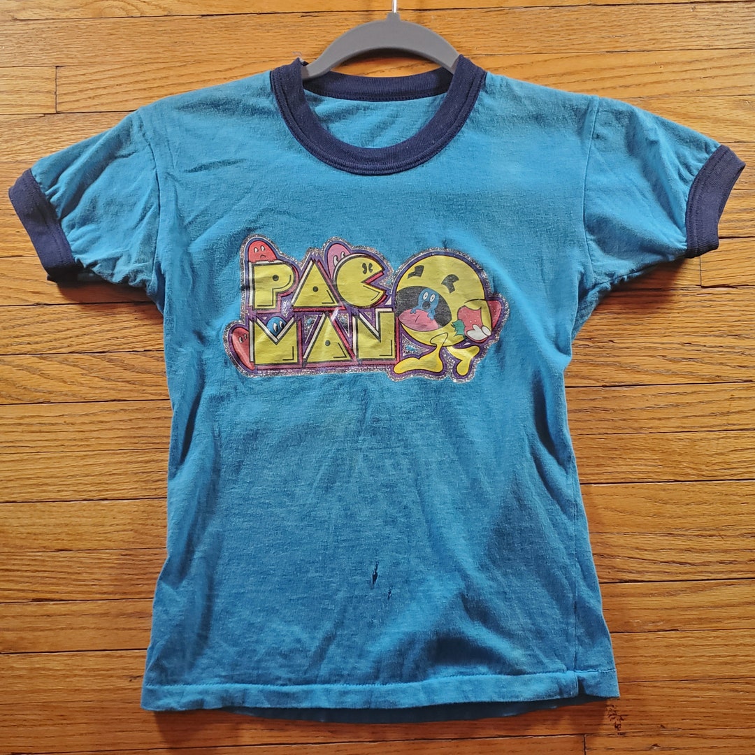 Vintage 1980s Pac Man Video Game Shirt - Etsy