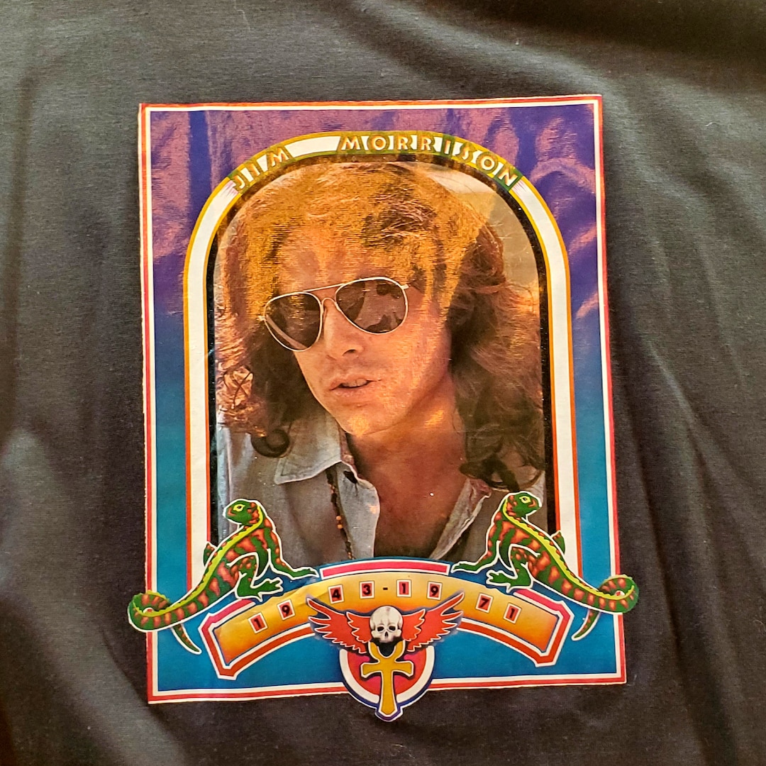 Vintage 1980s Single Stitch Jim Morrison of the Doors T-shirt - Etsy