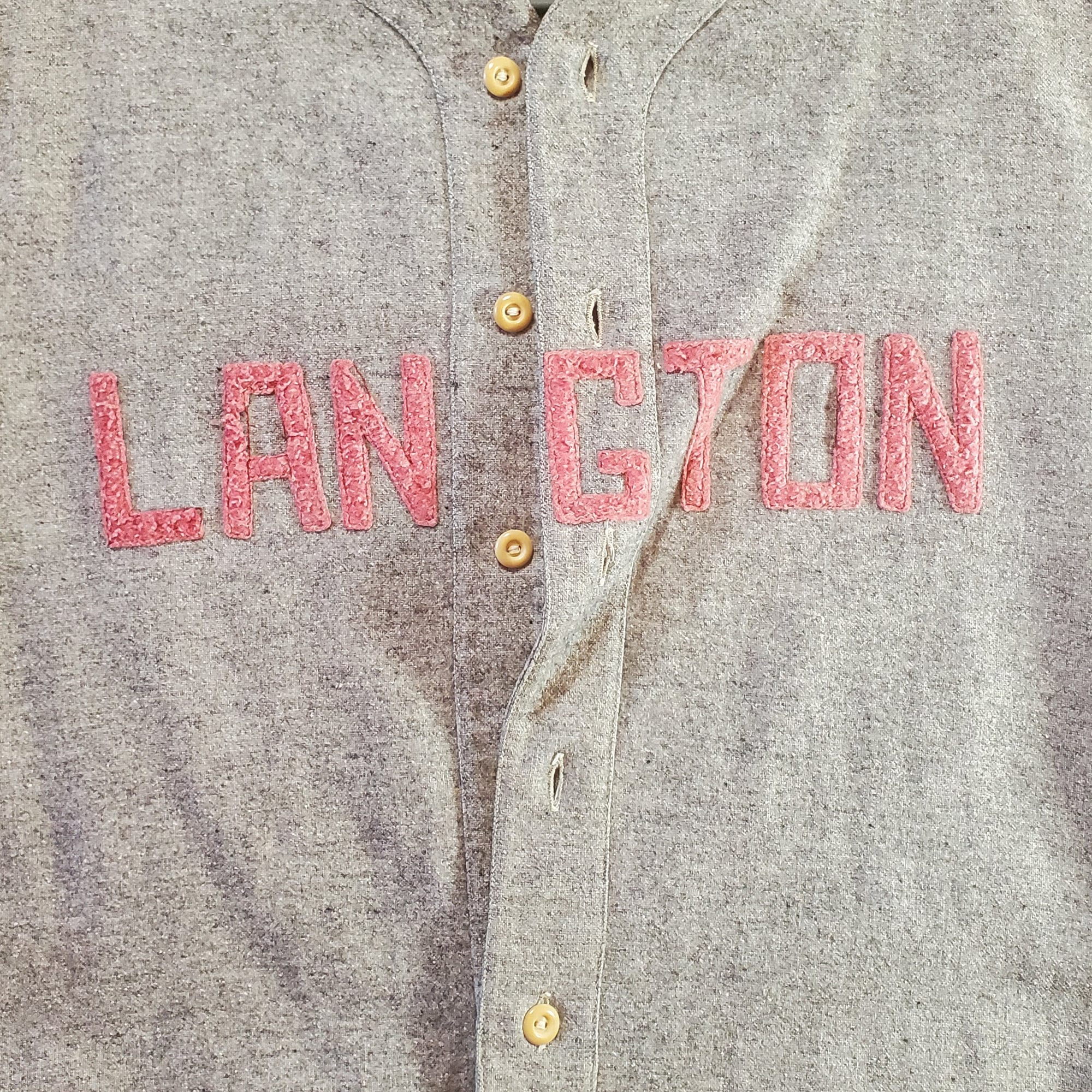 Vintage Langton Wool Baseball Uniform - Etsy