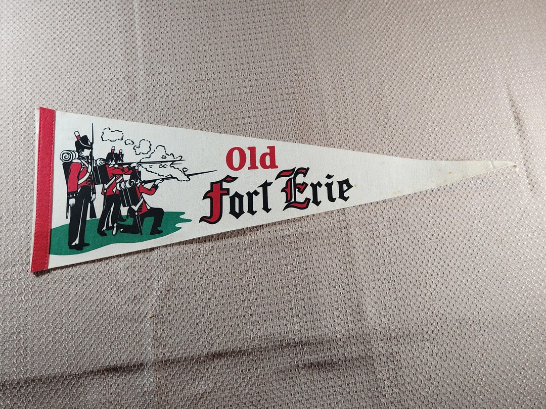 Vintage Pennant - Old Fort Erie, Ontario - Etsy