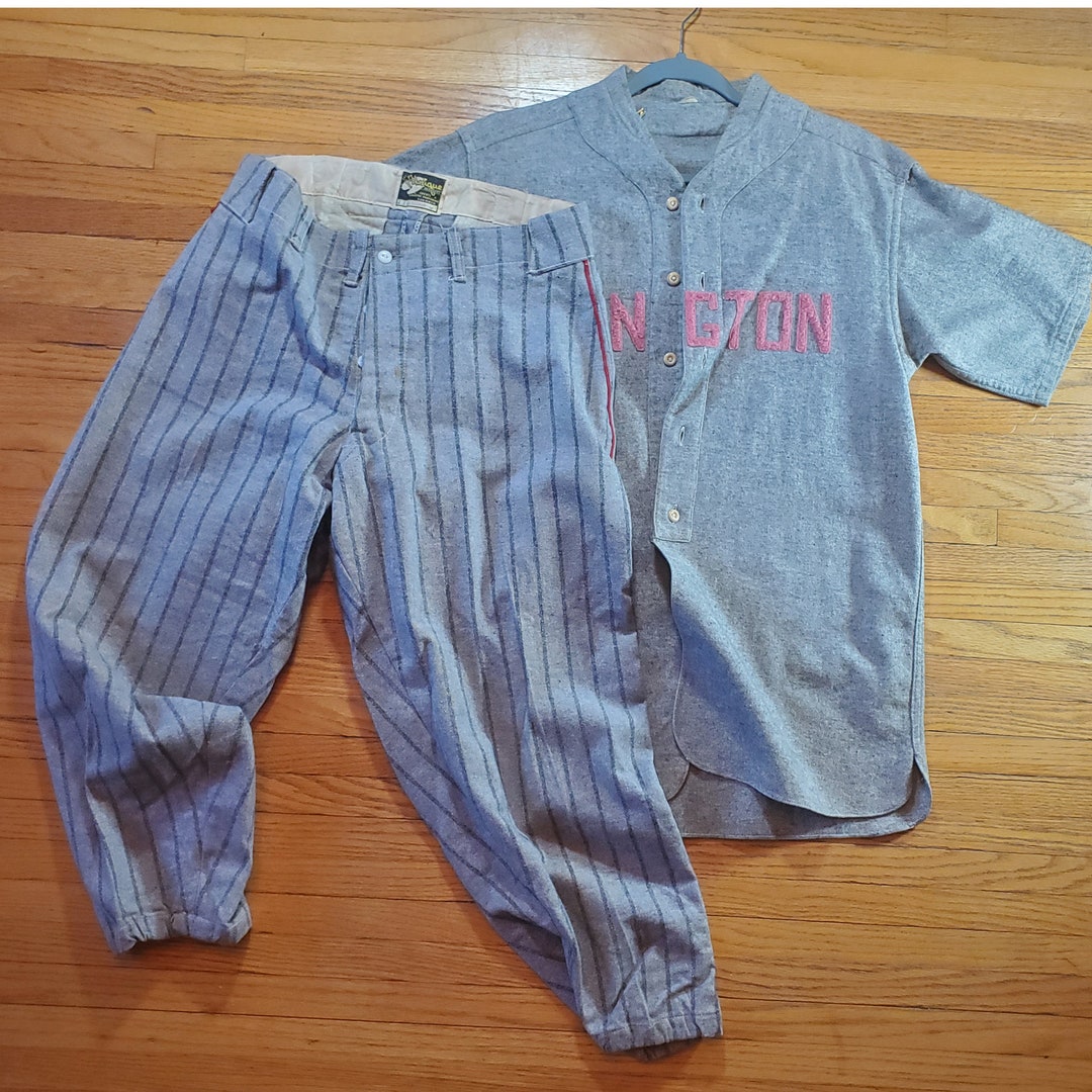 Vintage Langton Wool Baseball Uniform - Etsy