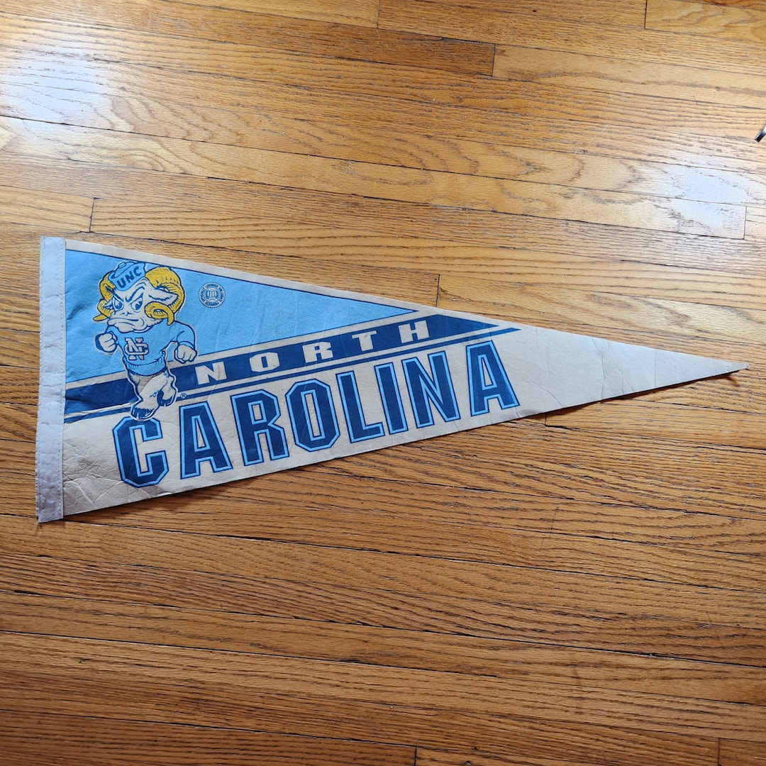 Vintage Felt Pennant - University of North Carolina - Etsy