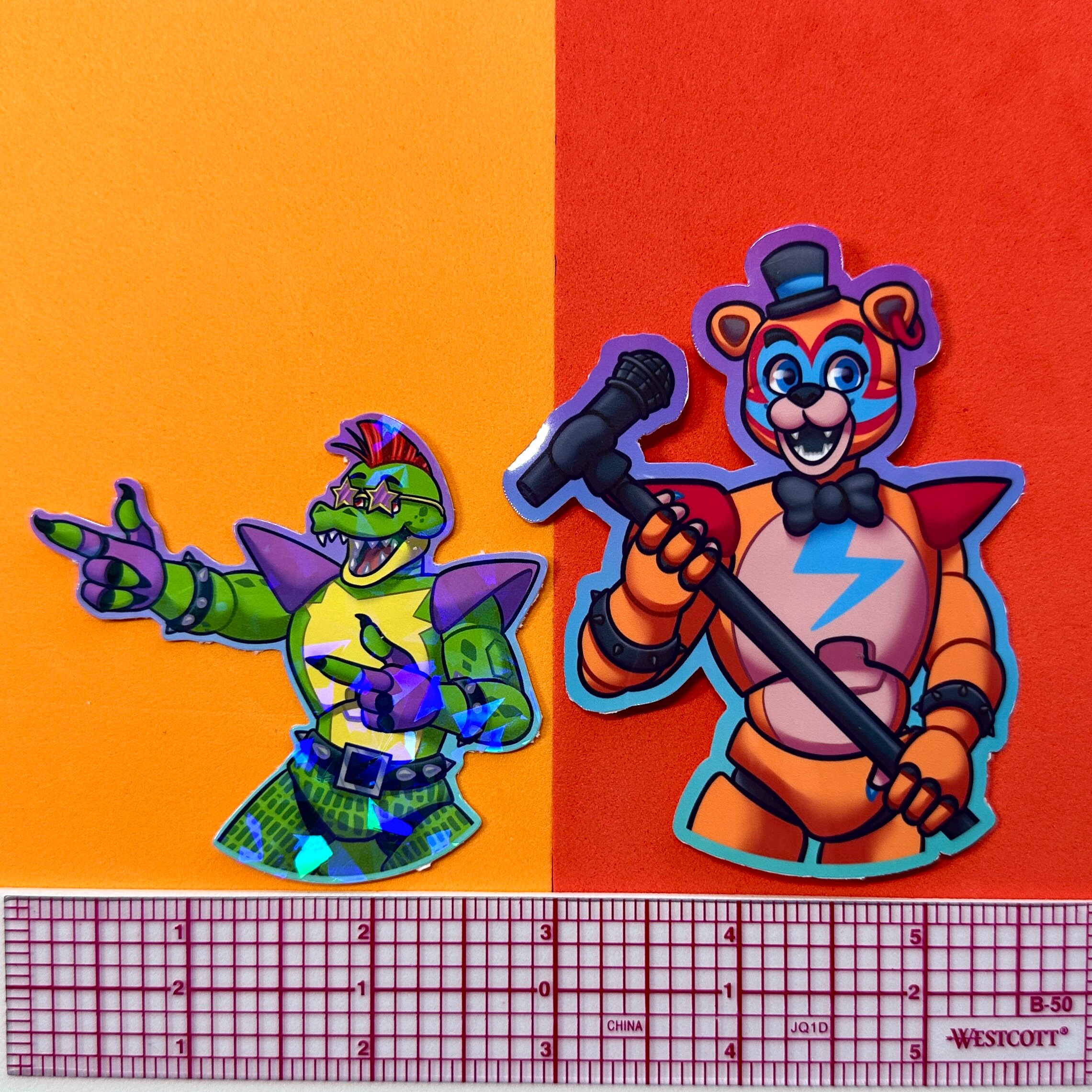 Glamrock Animatronics Pack Stickers - Etsy