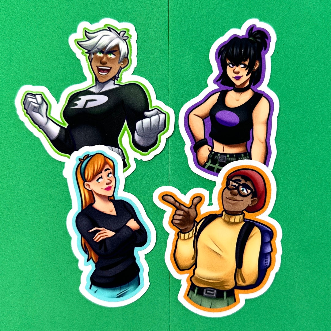 Danny Phantom Teens Pack Stickers - Etsy