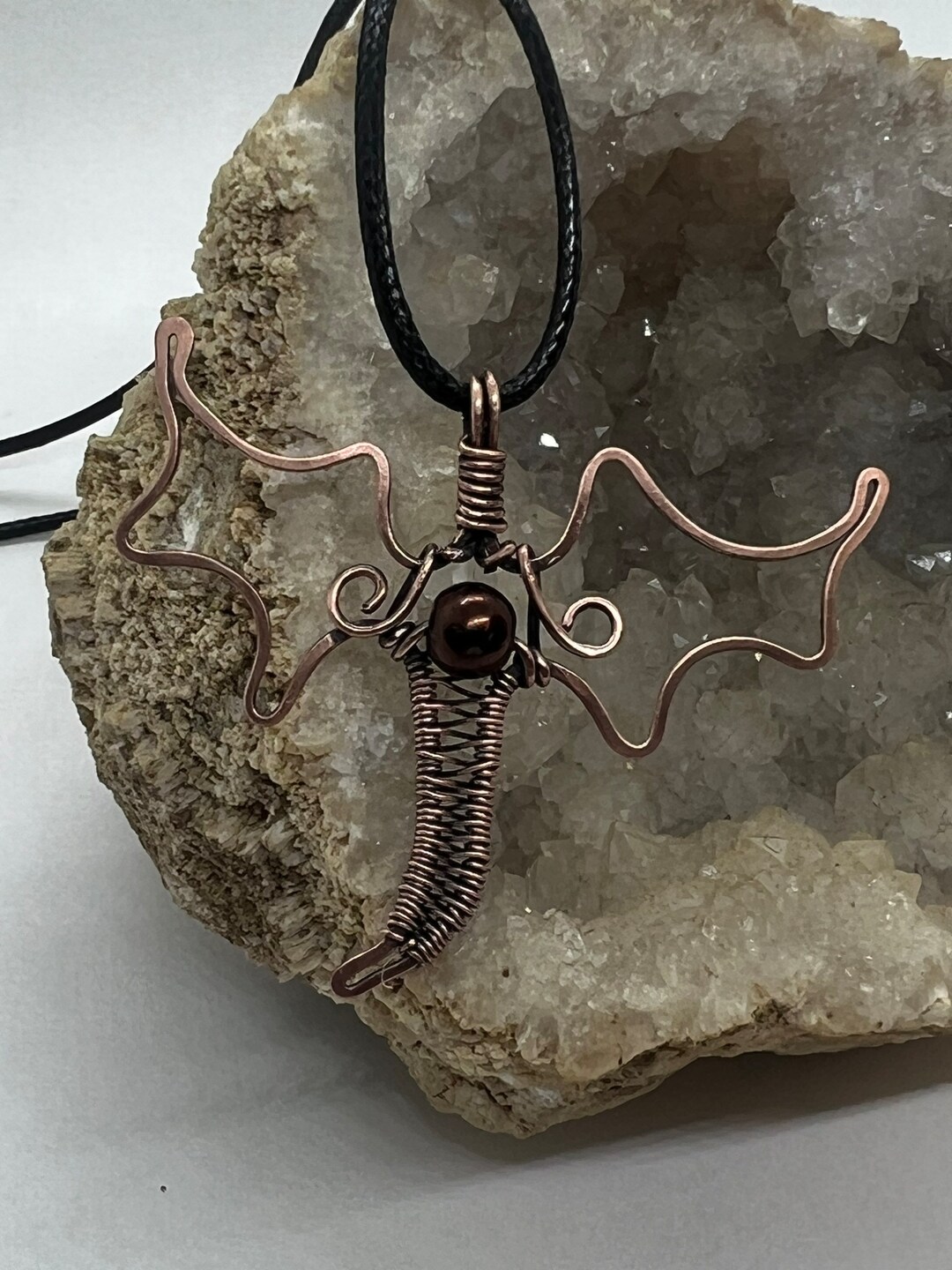 Antiqued Copper Wire Wrapped Dragon Pendant - Etsy