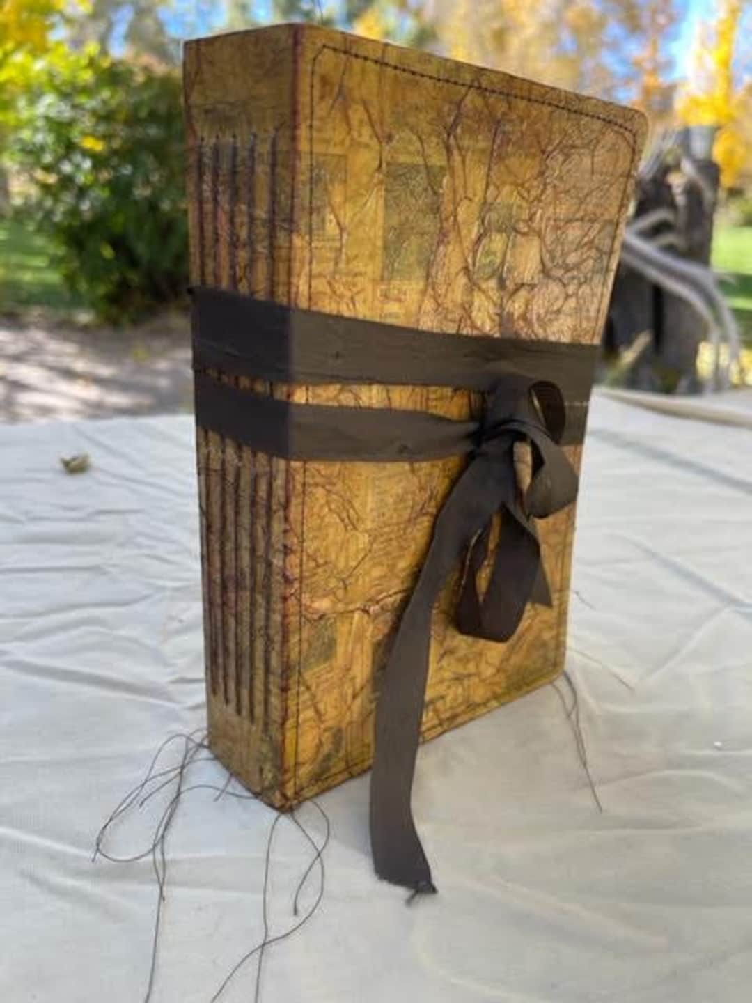 Rustic Stamp Journal - Etsy