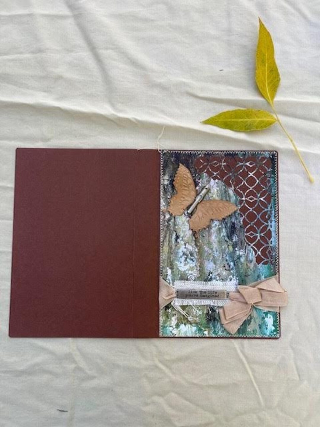 Fountain Pen Butterfly Journal Cover - Etsy