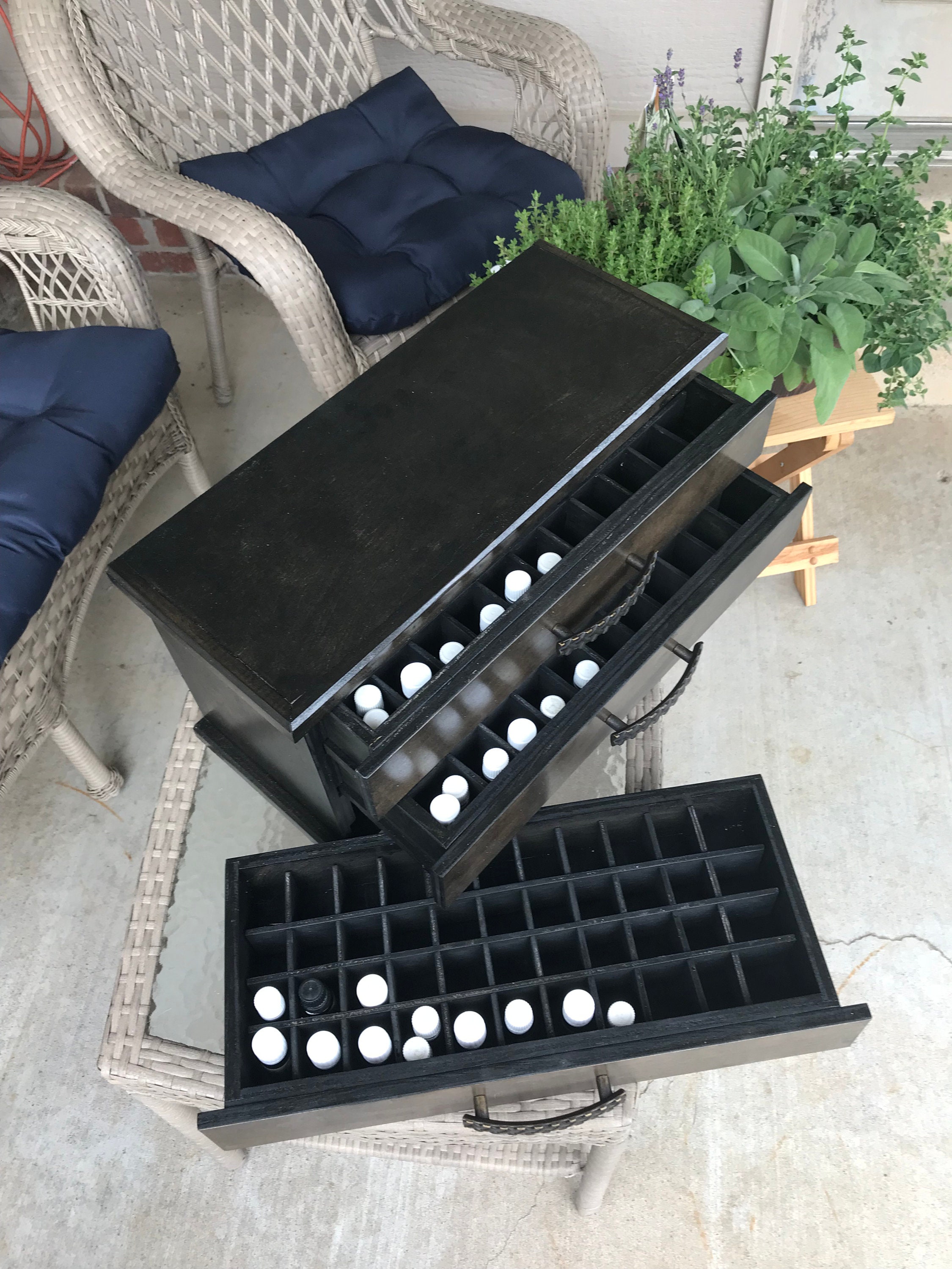 Essental oil storage// Essential oil holder// Essential oil// 3 drawer ...