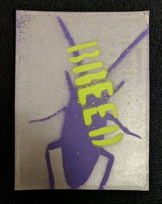 Cockroach Sticker breed Spray Paint Handmade | Etsy